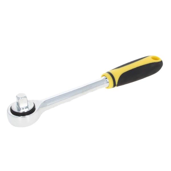 ・【Fetures】- 3/8 inch type ratchet wrench, fit for 9.5mm (3/8 inch) batch heads, the total length of this ratchet wrench ...