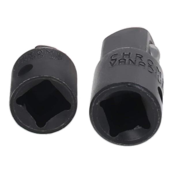 ・【You Will Get】- This socket adapter set includes 3/8-inch(10mm) to 1/4-inch(6.3mm), 1/2-inch(12.5mm) to 3/8-inch(10mm),...