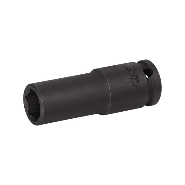 ・Cr-Mo ALLOY STEEL - Cr-Mo deep impact socket features with added strength, higher working temperatures and corrosion re...