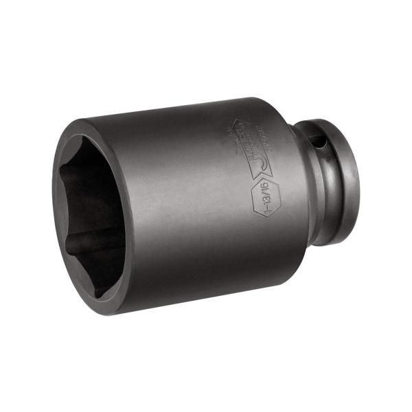 ・Cr-Mo ALLOY STEEL - Cr-Mo deep impact socket features with added strength, higher working temperatures and corrosion re...