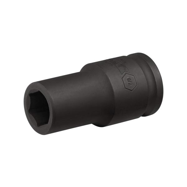 ・Cr-Mo ALLOY STEEL - Cr-Mo deep impact socket features with added strength, higher working temperatures and corrosion re...
