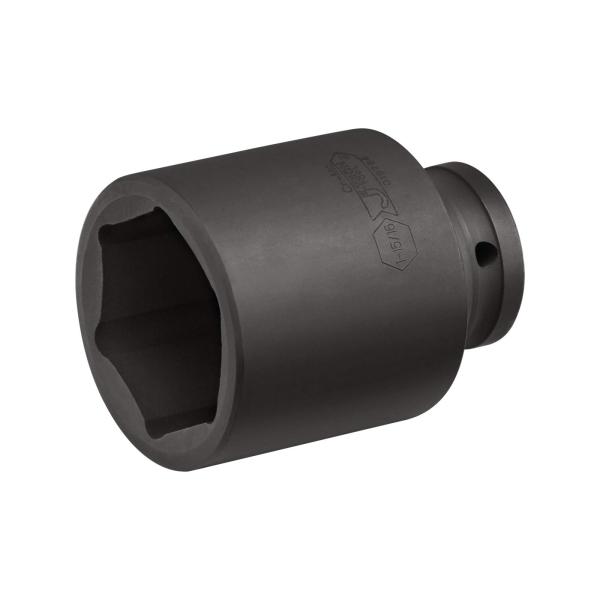 ・Cr-Mo ALLOY STEEL - Cr-Mo deep impact socket features with added strength, higher working temperatures and corrosion re...