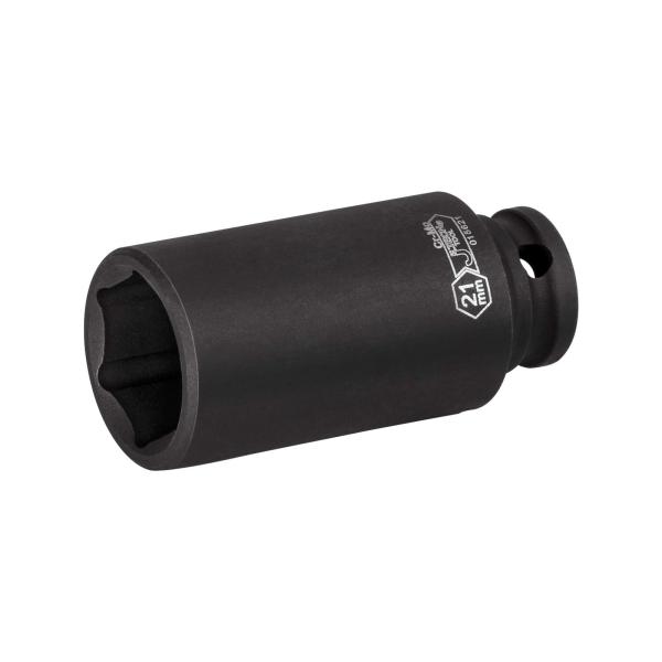・Cr-Mo ALLOY STEEL - Cr-Mo deep impact socket features with added strength, higher working temperatures and corrosion re...