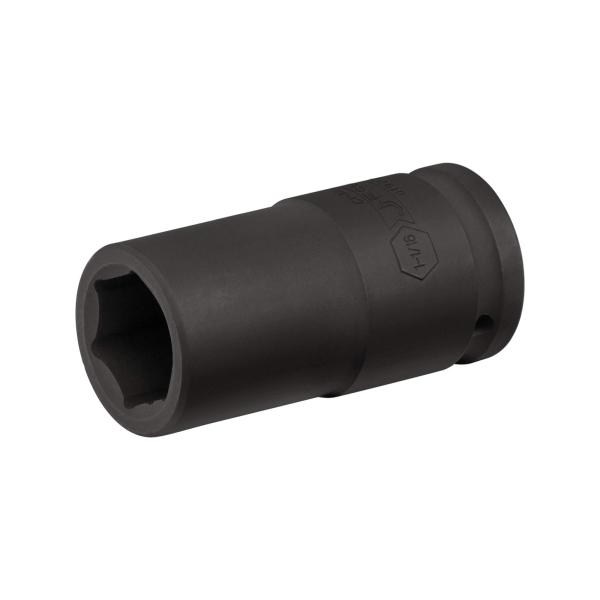 ・Cr-Mo ALLOY STEEL - Cr-Mo deep impact socket features with added strength, higher working temperatures and corrosion re...