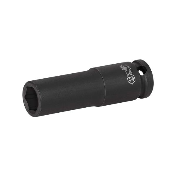 ・Cr-Mo ALLOY STEEL - Cr-Mo deep impact socket features with added strength, higher working temperatures and corrosion re...