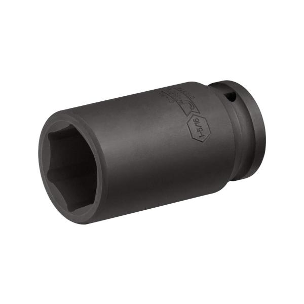 ・Cr-Mo ALLOY STEEL - Cr-Mo deep impact socket features with added strength, higher working temperatures and corrosion re...