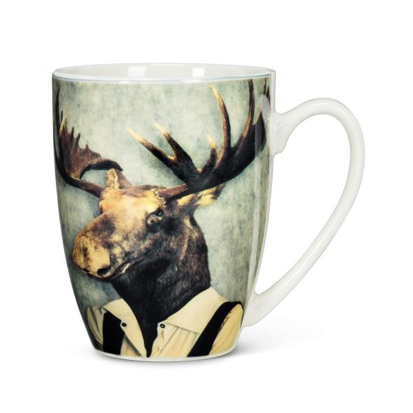 ・Generous sized mug perfect for your first cup of coffee or favorite Cocoa・This unique mug features a suspender wearing ...