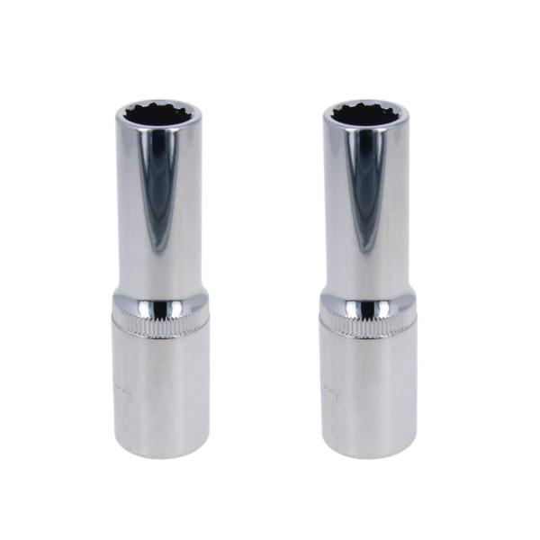 ・【サイズ】- 1/2インチドライブ、12mm / 0.47インチの12ポイントソケット。・【素材】- クロムバナジウム鋼構造で強度と耐久性を実現。 腐食に強い精密研磨クロムメッキ仕上げ。・【12ポイントソケット】- 6点ソケットの2倍の角...