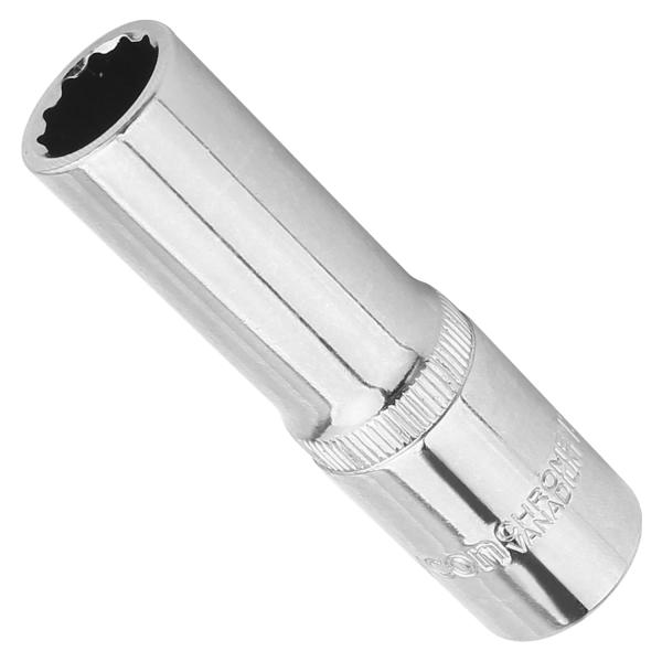 ・【仕様】製品名：12角ソケット;材質：CR-V鋼(微研磨クロームメッキ)；差込角：1/2インチ(12.7mm)；ソケットサイズ：13mm；1個入り。・【耐久性】強度と耐久性のためのクロムバナジウム鋼構造、高いトルクに耐え、ねじれず、腐食に...