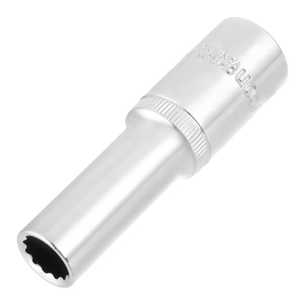 ・【サイズ】- 1/2インチドライブ、11mm/0.43インチ12ポイントソケット。・【素材】 - クロムバナジウム鋼構造で、強度と耐久性を備えています。 腐食に強い上質な光沢クロムメッキ仕上げ。・【12ポイントソケット】 - 六角形のファ...