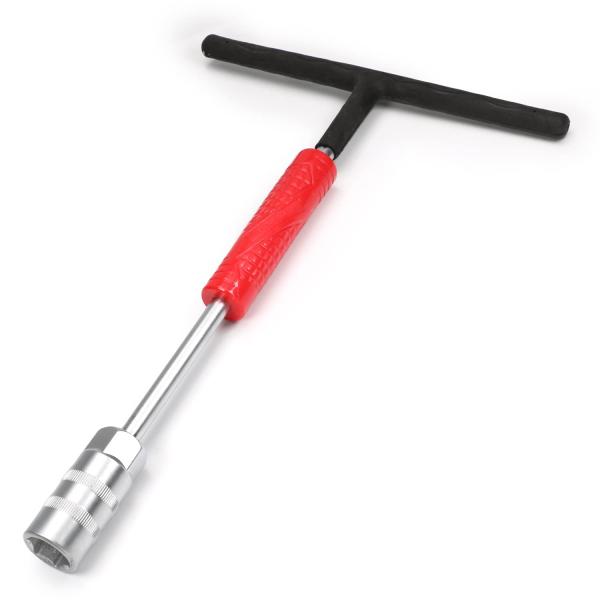 ・【Size】- 18mm rotating T-handle wrench.・【Material】- Chrome vanadium steel construction for strength and durability. Sand...