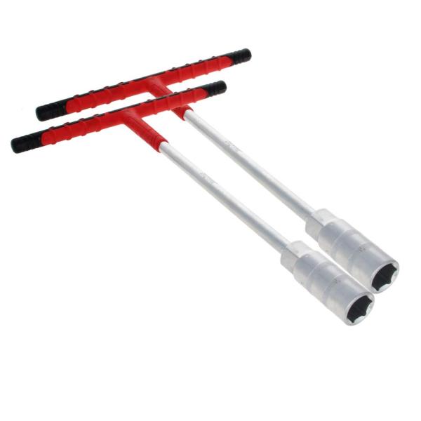 ・【Size】- Total Length: 315mm / 12.40-inch;Shank Diameter: 10mm / 0.39-inch;T-type Width: 205mm / 8.07-inch;Socket Type :...