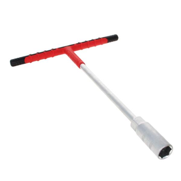 ・【Size】- 14mm T-handle wrench.・【Material】- Chrome vanadium steel construction for strength and durability. Sandblasted c...