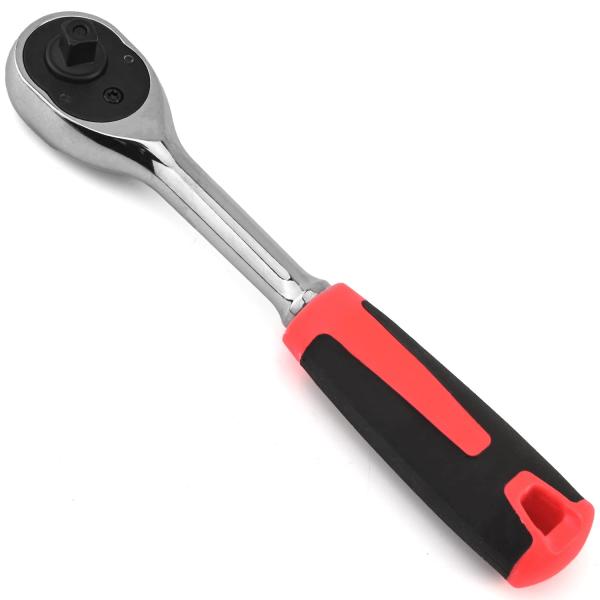 ・【SIZE】- 1/4 inch square drive.・【CR-V CONSTRUCTION】- Rotator Ratchet Wrench is made of heat treated chrome vanadium stee...