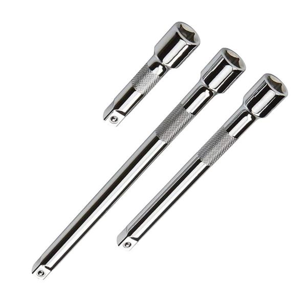 ・? SAFE AND RELIABLE: The spring-loaded ball on the end of the adapter locks the socket into place, ensuring safety and ...