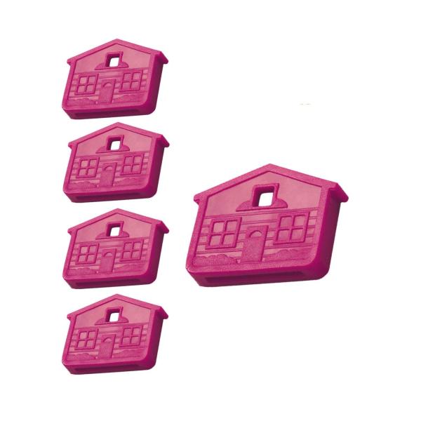 ・1-1/4" X 1" House key cap makes a house key easy to find and easy to grip.・Unique patented design inside cap only accom...