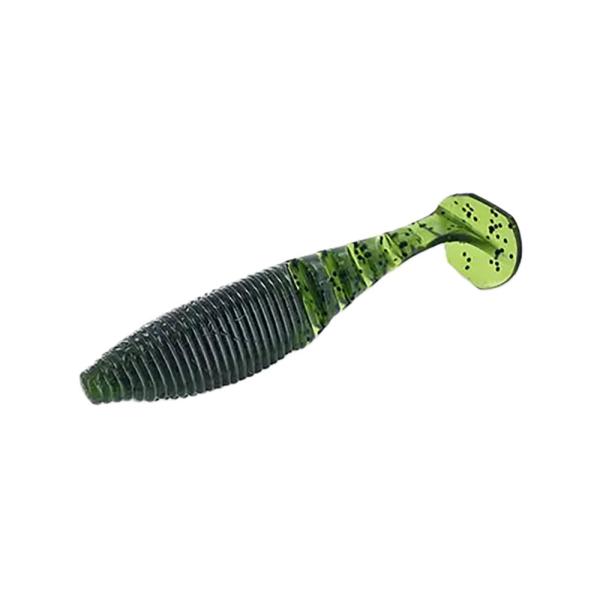 ・入数: 5本入・LENGTH: 4inch(90mm)・Weight: 9.3g・Color: No.194J Fading Watermelon With Black Flake・力強いスイミングモーションを起こすスイムベイトタイプのザ...