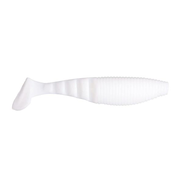 ・入数: 5本入・LENGTH: 4inch(90mm)・Weight: 9.3g・Color: No.036 Cream White・力強いスイミングモーションを起こすスイムベイトタイプのザコです。