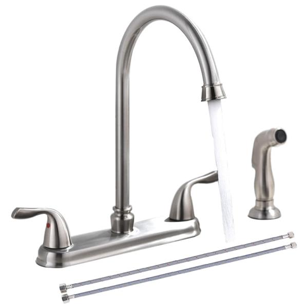 ・Overall Height:13.08" ,Spout Height:9.56"・Easy Installation with Quick Installation Tool. Not Included Hot ＆amp; Cold W...
