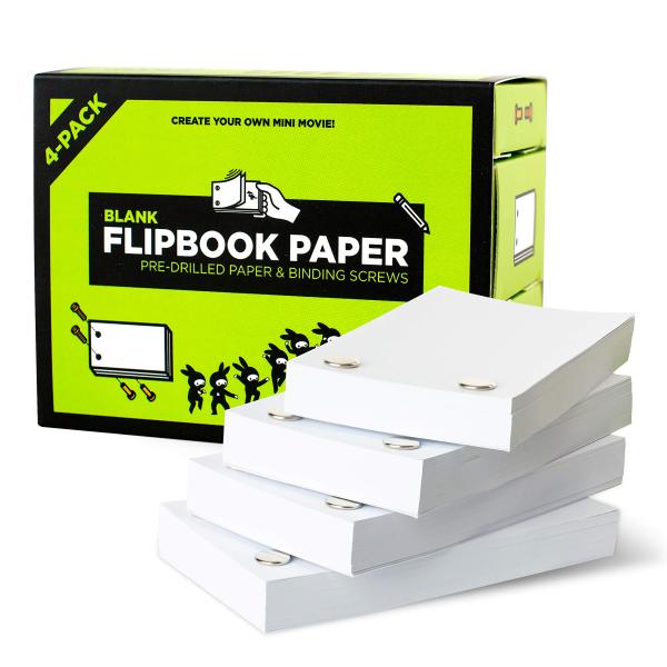 ・The Fun ＆ Easy Way to Create Movies ＆ Animations - This High-Quality Flip Book Kit From Oaktown Supply Comes With a Set...