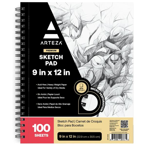 ・More Paper, More Possibilities: You get thick, large sketch book - 100 sheets in all - so you can draw, sketch, doodle ...
