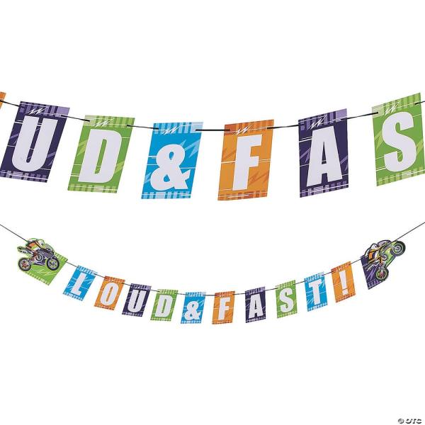 ・COLORFUL AND FUN DESIGN: Our Multicolor Cars ＆ Trucks Paper Garland is perfect for adding a vibrant touch to any celebr...