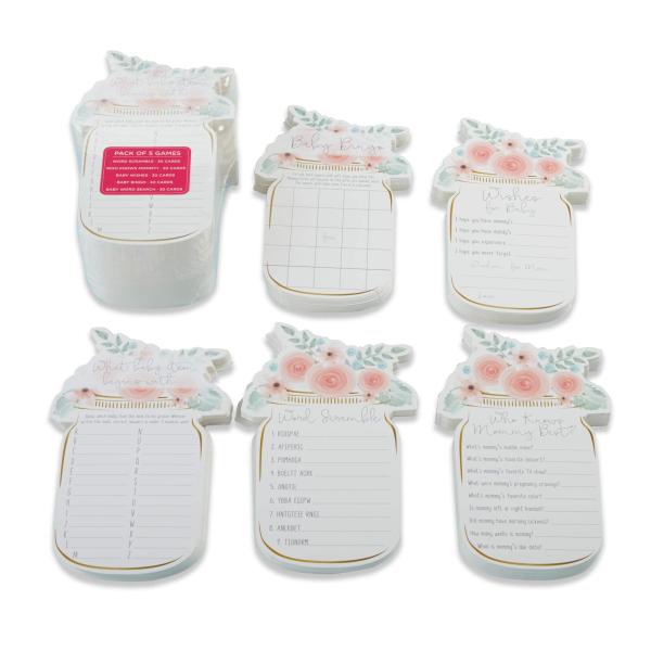 ・FUN ＆ EASY BABY SHOWER GAMES - Looking for an activity for your BFFs Baby Shower? This 5 pack of games has everything y...