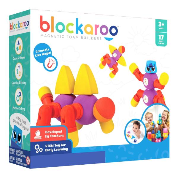・若い学習者のための最も簡単な組み立てシステム - Blockarooブロックは新しい組み立て方法です。 当社の特許出願中のフォームマグネットブロックは、魔法のようにカチッと一緒にクリックし、360度回転し、常にお互いに引き付け合い、お子様...