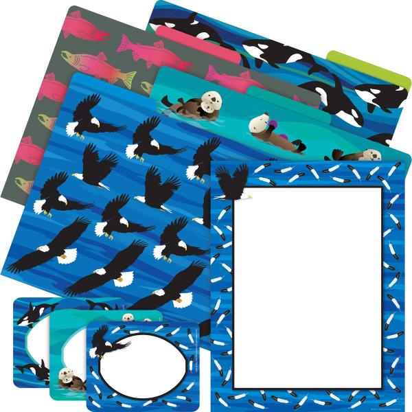 ・Perfect for office, home, and school use・Set includes 12 fashion file folders, 45 coordinating self-adhesive labels, an...