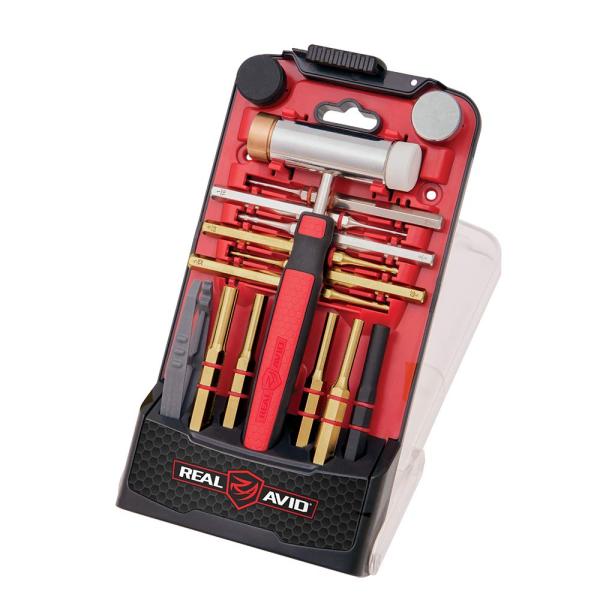 ・PREMIUM GUNSMITHING TOOL KIT: gunsmith hammer and flat tip, brass punch set, essential armorers tool kit for driving so...