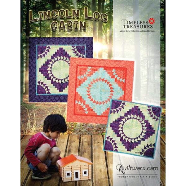 <h4>商品の特徴</h4><ul><li><b>デザイン</b>: 「Lincoln Log Cabin（リンカーン・ログキャビン）」クラシックなログキャビンキルトの...
