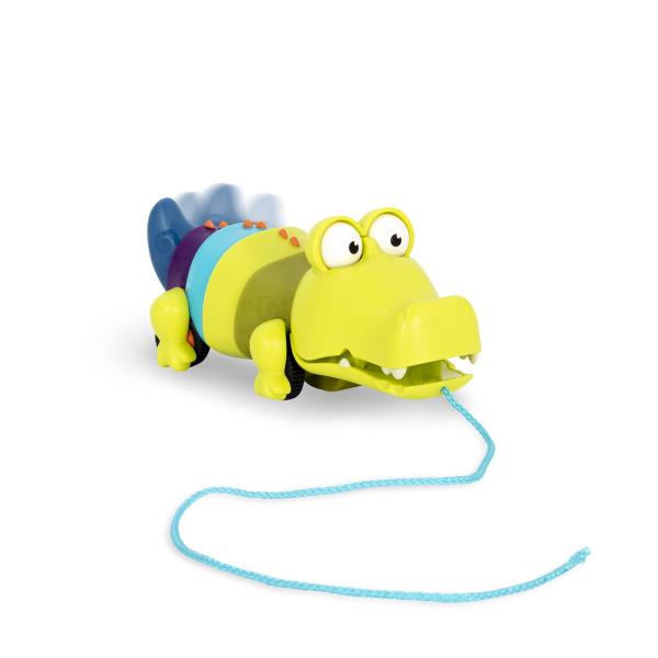 ・PULL-ALONG CROC: Push or pull Snappity Scott by his string and watch this silly crocodile snap, waggle, and roll!・FUN F...