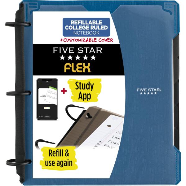 ・LASTS ALL YEAR. ! Acts like a notebook. Works like a binder.・Plastic cover folds back over the rings to lie flat like a...