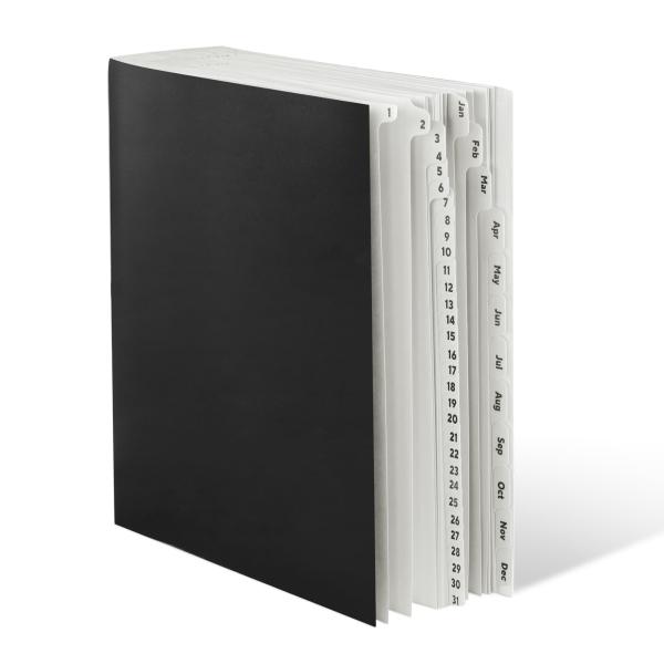 ・Quick sorting: desktop file for conveniently sorting loose letter-size papers and finding them fast・Daily/monthly index...