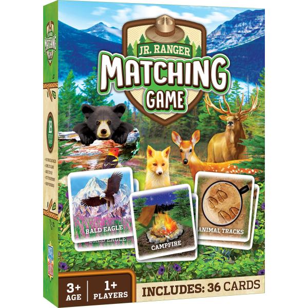 ・国立公園の野生動物をフィーチャーしたジュニアレンジャーマッチングゲーム。・内容:カード18組・1人以上のプレーヤー、対象年齢3歳以上。・MasterPieces - アメリカのパズル＆ゲーム会社。 当社は自社製品に自信を持ち、お客様の満足...