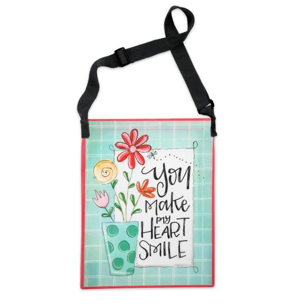 ・REUSABLE TOTE: Sturdy vertical tote with adjustable strap and interior pocket・13 x 16.5-INCHES: Bag expands with 3-inch...