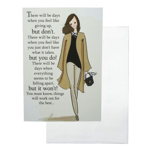 ・ENCOURAGING SENTIMENT: Uplifting messages to inspire a woman who has what it takes to make it through anything; see pro...