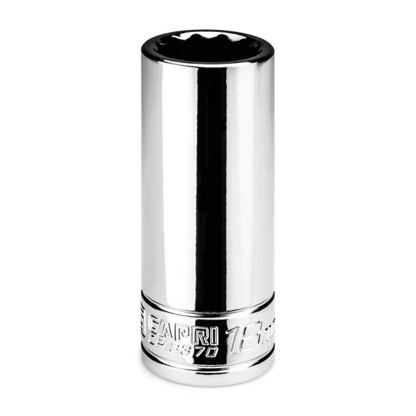 ・プロフェッショナルから信頼されているCapri Toolsの高性能ソケットは、手元にある仕事に必要なものです。・プレミアムクロムバナジウム鋼 当社独自の熱処理プロセスで強化し、より多くのトルクに耐えます。・完璧な MaxChrome メッ...