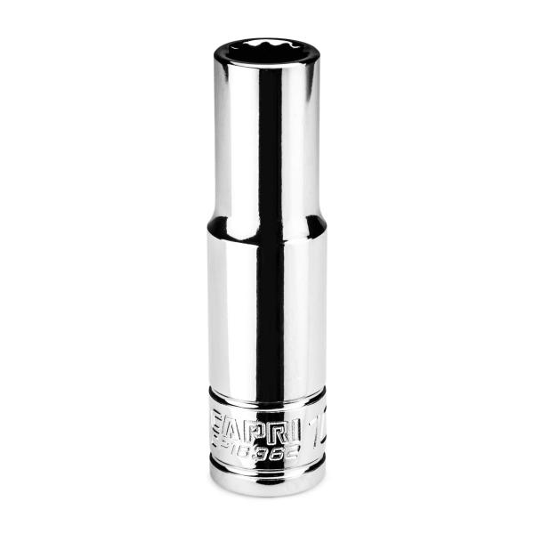 ・プロフェッショナルから信頼されているCapri Toolsの高性能ソケットは、手元にある仕事に必要なものです。・プレミアムクロムバナジウム鋼 当社独自の熱処理プロセスで強化し、より多くのトルクに耐えます。・完璧な MaxChrome メッ...