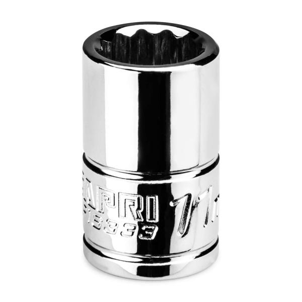 ・プロフェッショナルから信頼されているCapri Toolsの高性能ソケットは、手元にある仕事に必要なものです。・プレミアムクロムバナジウム鋼 当社独自の熱処理プロセスで強化し、より多くのトルクに耐えます。・完璧な MaxChrome メッ...