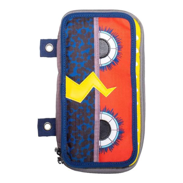 ・特徴:フロントフラップは、ペンと鉛筆のスロットが付いたベルクロ留めが特徴です。 ファスナー付きのアクセスでアイテムが落ちるのを防ぎ、T1計算機を保持するための余分な深さがあります。楽しくて活気に満ちたモンスターテーマで自分を表現できます。...