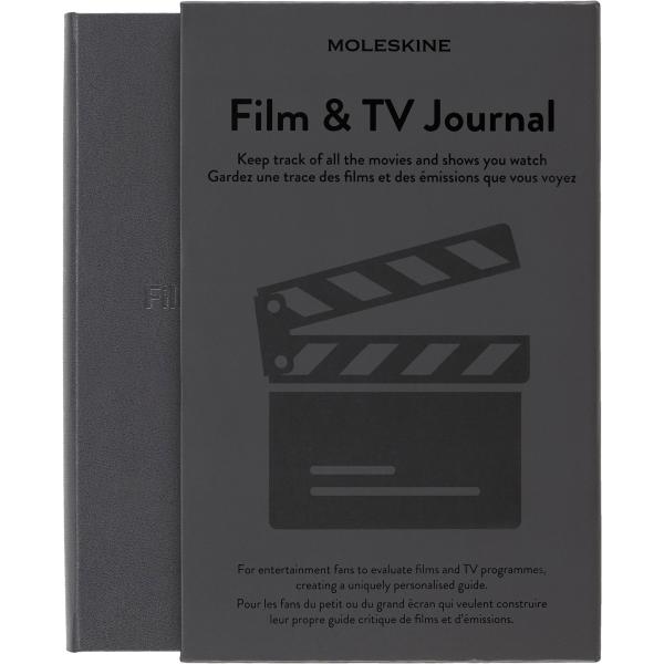 ・Moleskine Passion Film and TV Journal: This structured notebook features 3 tabbed sections with customizable pages for ...
