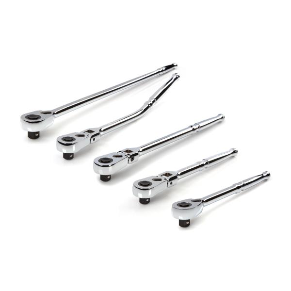 ・Includes 1-pc. quick-release ratchet: 1/2 in. drive x 10.5 in.; 1-pc. long quick-release ratchet: 1/2 in. drive x 24 in...