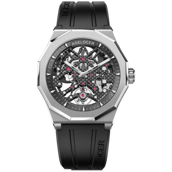 ・?41.5mm(1.63inch) Simple Clean Dial，Big Date Window，30mm Transparent caseback,self-produced auto machanical movt Cal. A...