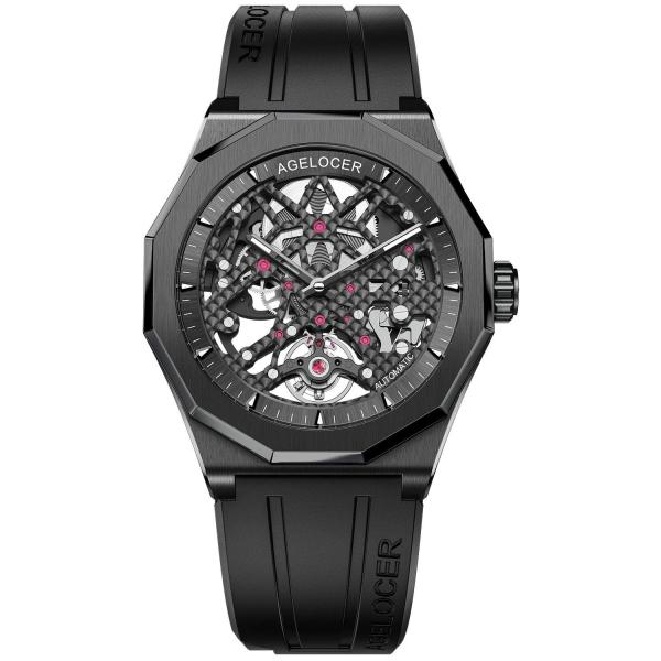 ・?41.5mm(1.63inch) Simple Clean Dial，Big Date Window，30mm Transparent caseback,self-produced auto machanical movt Cal. A...