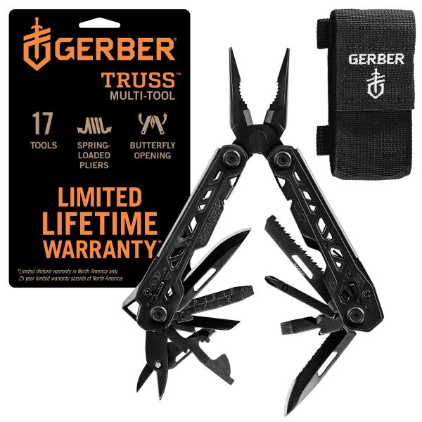 ・SURVIVAL TOOLS AND EDC GEAR: Made from durable stainless steel, this multitool stands the test of time and conveniently...