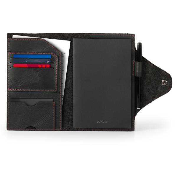 ・EXQUISITE LEATHER CRAFTSMANSHIP - The Londo Portfolio is crafted with high quality, genuine cowhide leather attached wi...
