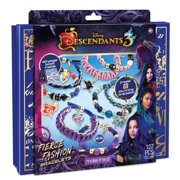 ・DESCENDANTS 3 JEWELRY KIT: Create fierce, fashionable bracelets inspired by Disney's Descendants 3 with this DIY jewelr...