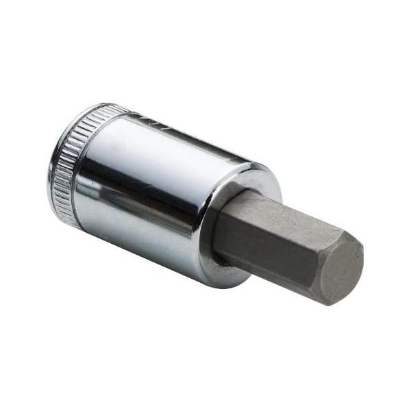 クロムバナジウム鋼製の六角ビットソケット（Utoolmart）。1/2インチ差込角、内六角H8、全長55mm。硬度58〜60HRCの高強度仕上げで、ラグナット締め付けや自動車整備に最適。クロームメッキで防錆性を確保。2個セット。