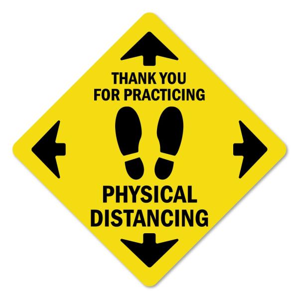 ・UL RATED: Offers a slip resistant protective layer- UL410 classification・SIZE ＆ SPECS: 6 Pack OF 7" Diamond Vinyl Label...